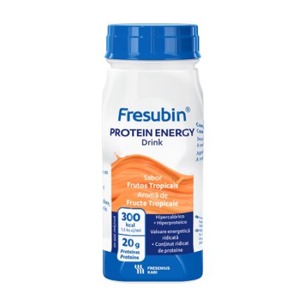 Bautura energizanta cu proteine aroma de fructe tropicale Fresubin ...