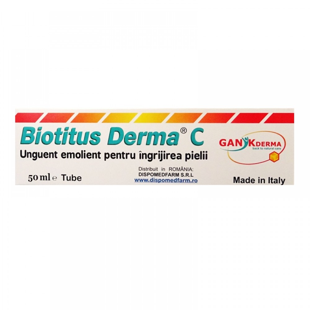 Unguent pentru plagi Biotitus Derma, 50 ml, Gankiderma - Pret Avantajos ...