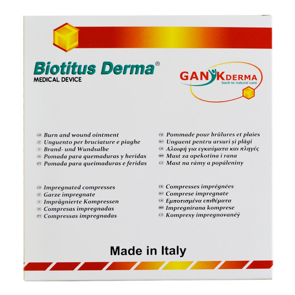 Biotitus Derma Comprese Impregnate x 10 buc, Tratamente ingrijire corp