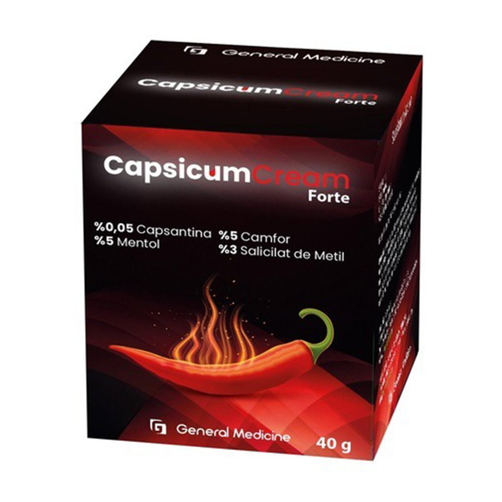 Crema Capsicum Forte, 40g - Pret Avantajos | Minifarm