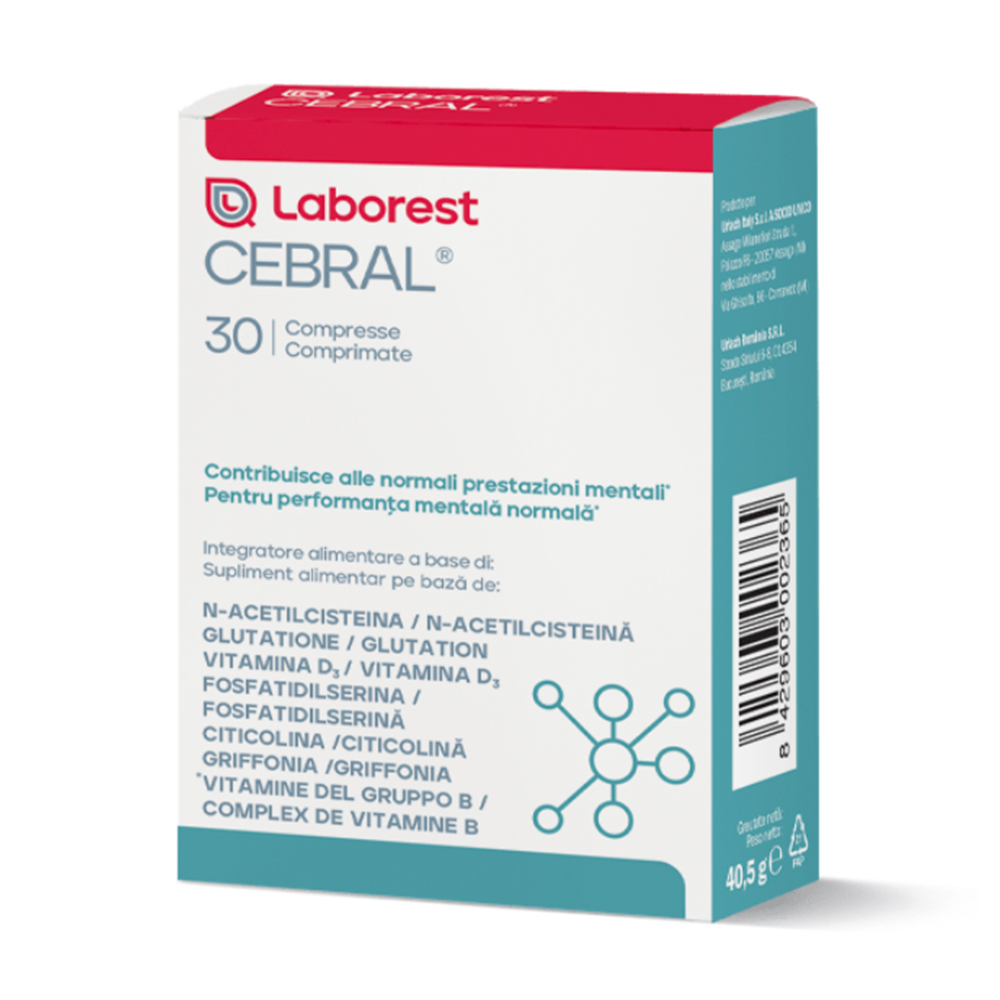 Cebral, 30 comprimate, Laborest Italia - Pret Avantajos | Minifarm