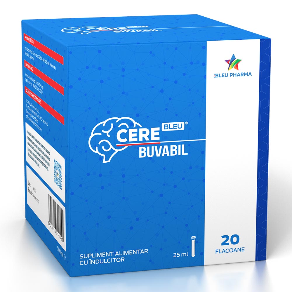 Cere Bleu Buvabil 25 ml, 20 flacoane, Bleu Pharma - Pret Avantajos ...