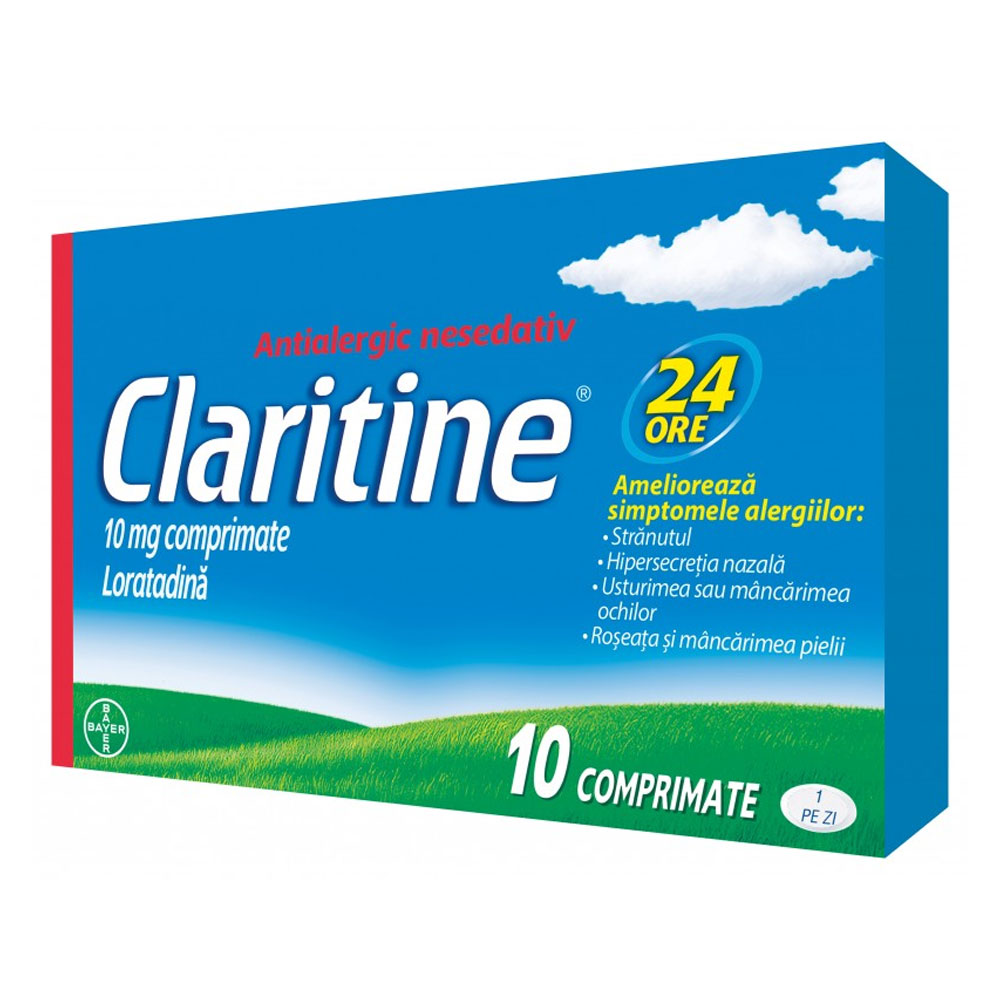 Claritine, 10 mg, 10 comprimate, Bayer - Pret Avantajos | Minifarm