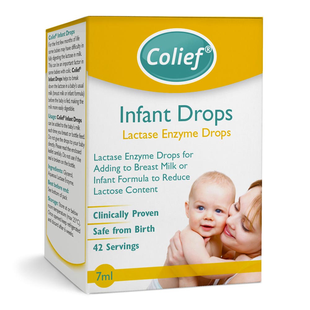 Picaturi cu lactaza pentru colici Infant Drops, 7 ml, Colief - Pret ...