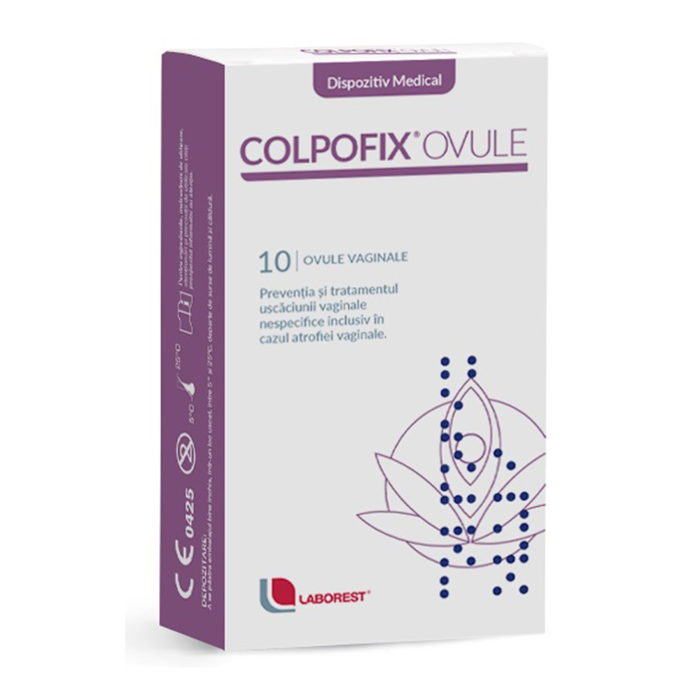 Colpofix Ovule, 10 ovule vaginale, Laborest Italia - Pret Avantajos ...