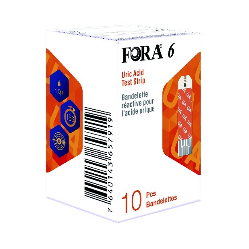 Test Acid Uric, 10 buc, Fora 6 - Pret Avantajos | Minifarm