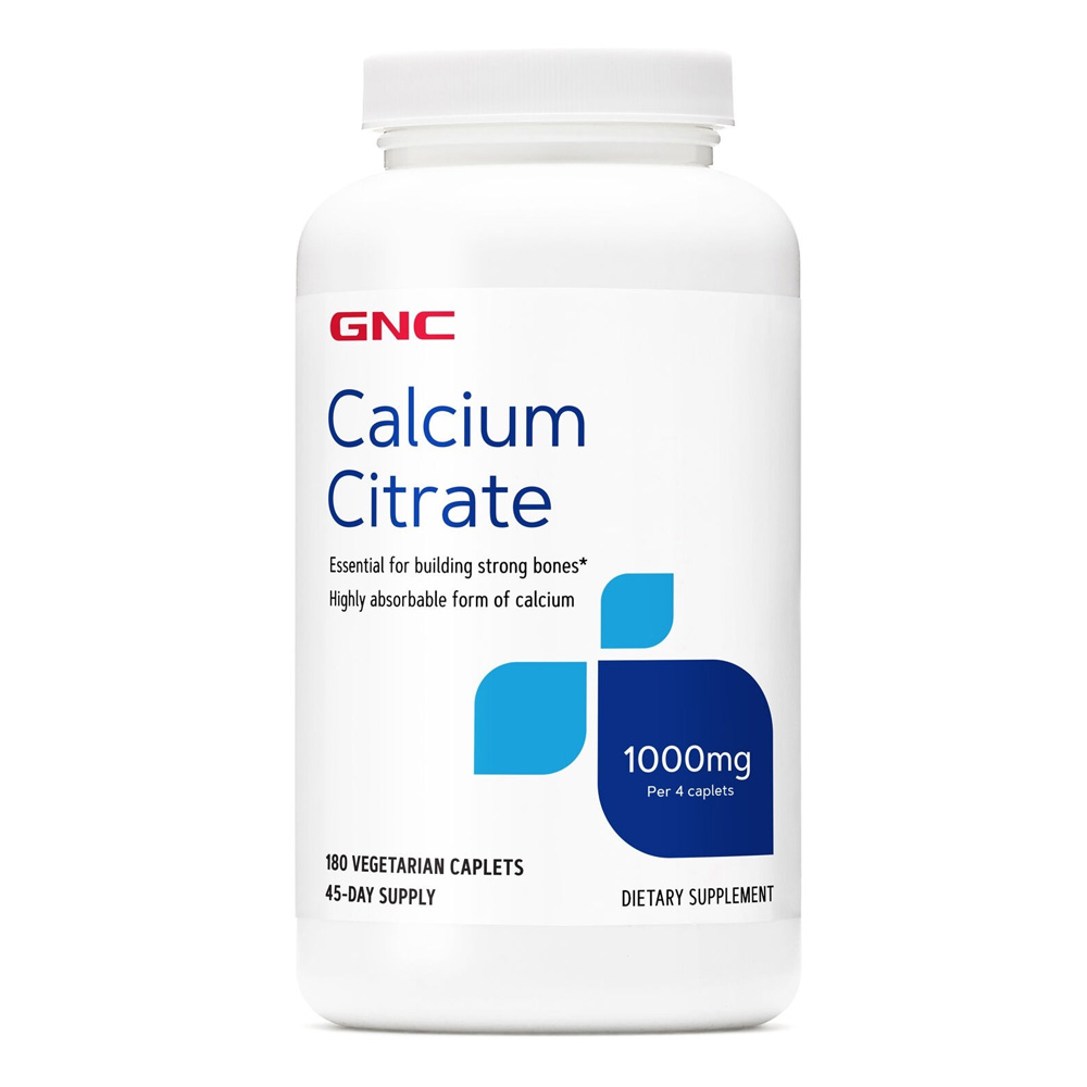 Gnc Calcium Citrate 1000 Mg, Calciu Citrat, 180 Tb - Pret Avantajos ...