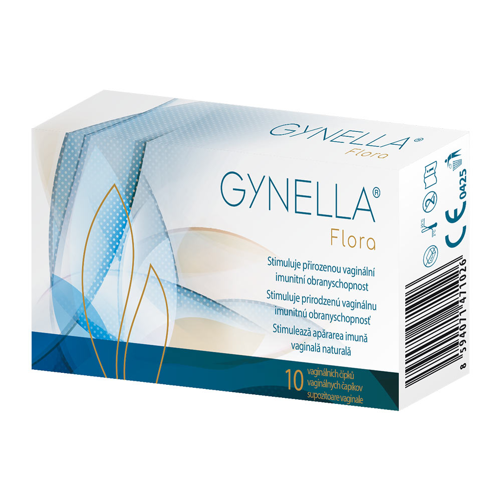 Gynella Flora, 10 supozitoare vaginale - Pret Avantajos | Minifarm