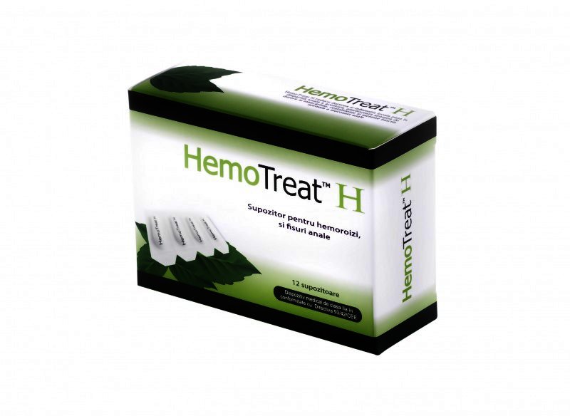Supozitoare pentru hemoroizi Hemotreat H, 12 bucati, GlobalTreat - Pret ...