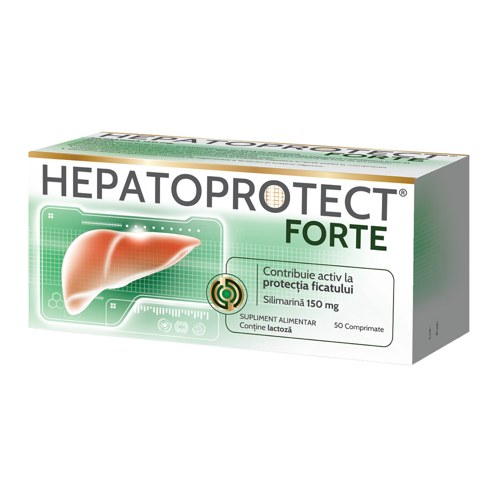 Hepatoprotect Forte, 50 comprimate, Biofarm - Pret Avantajos | Minifarm
