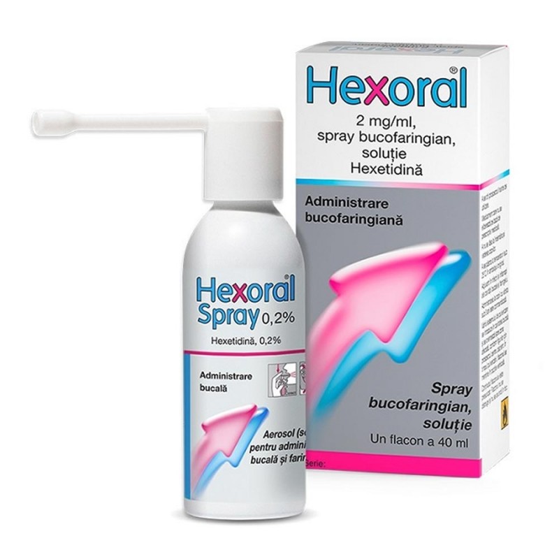 Hexoral Spray Bucofaringian 2mg/ml x 40 ml, Johnson & Johnson - Pret ...