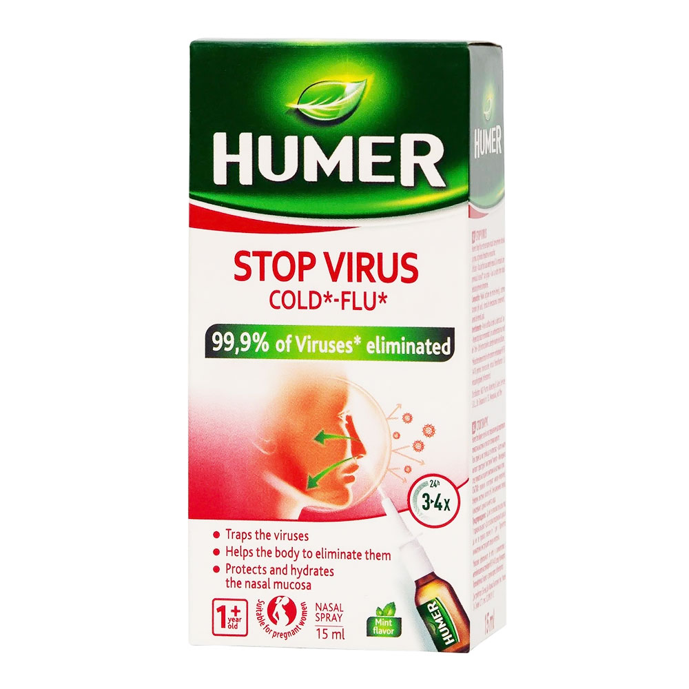 Spray nazal Humer Stop Virus, 15ml, Urgo - Pret Avantajos | Minifarm