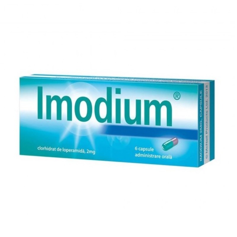 Imodium, 2 mg, 6 capsule, Johnson&Johnson - Pret Avantajos | Minifarm
