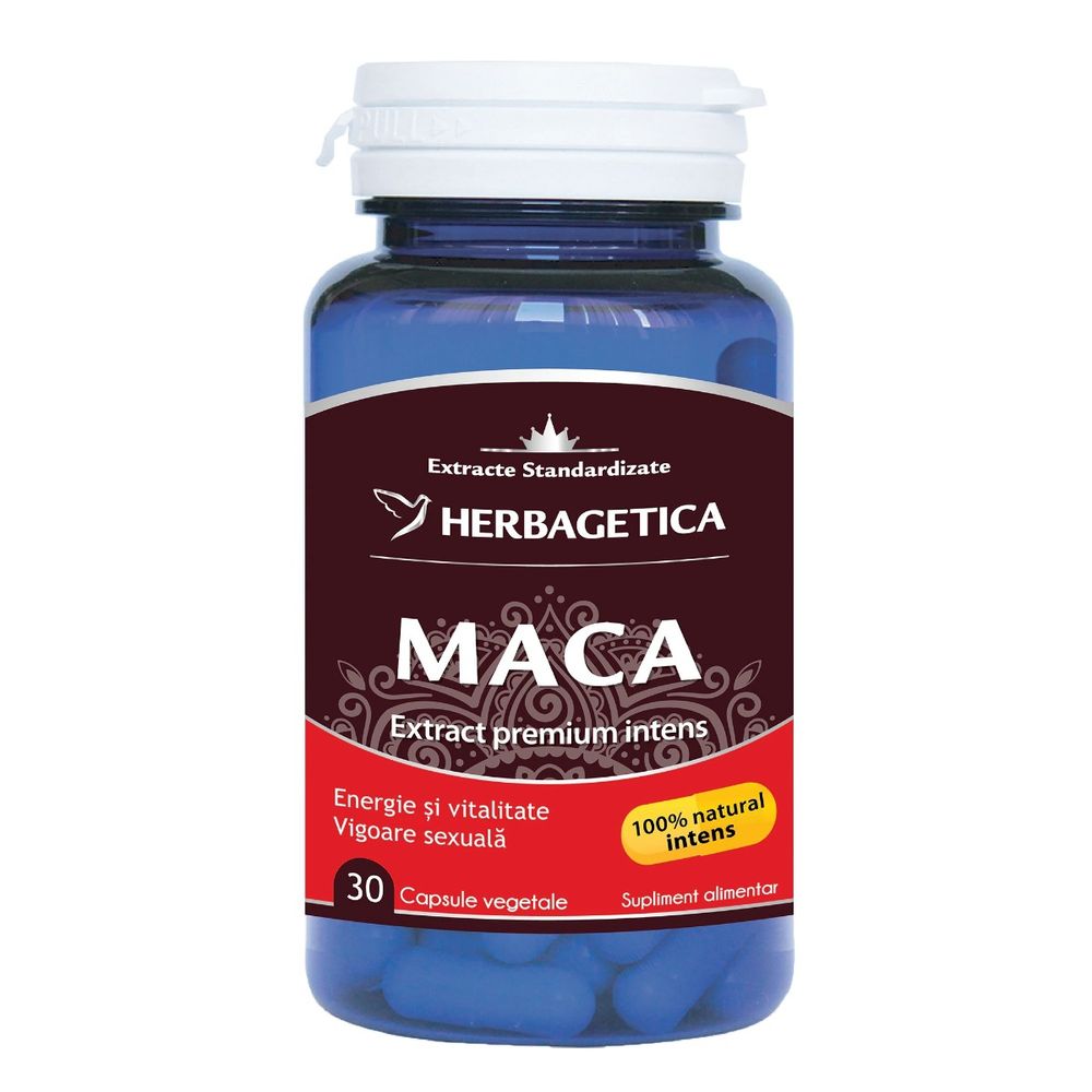 Maca Zen Forte, 30 capsule, Herbagetica - Pret Avantajos | Minifarm