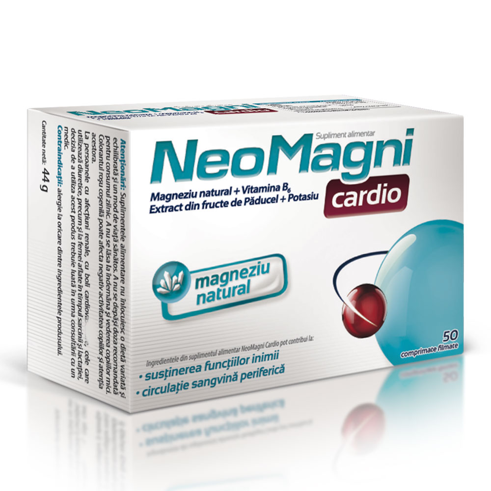 NeoMagni cardio, 50 comprimate, Aflofarm - Pret Avantajos | Minifarm