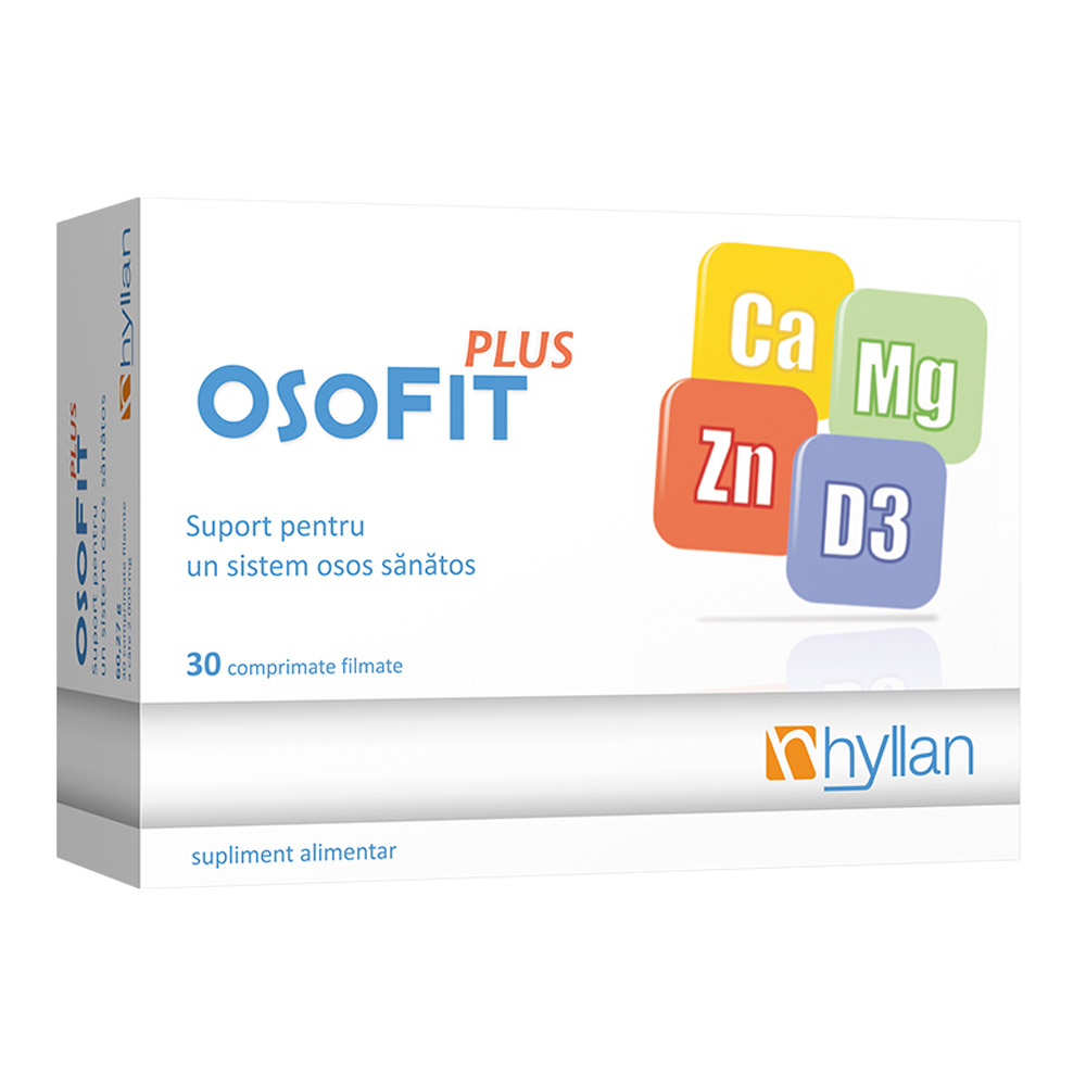 Osofit Plus, 30 comprimate, Hyllan - Pret Avantajos | Minifarm