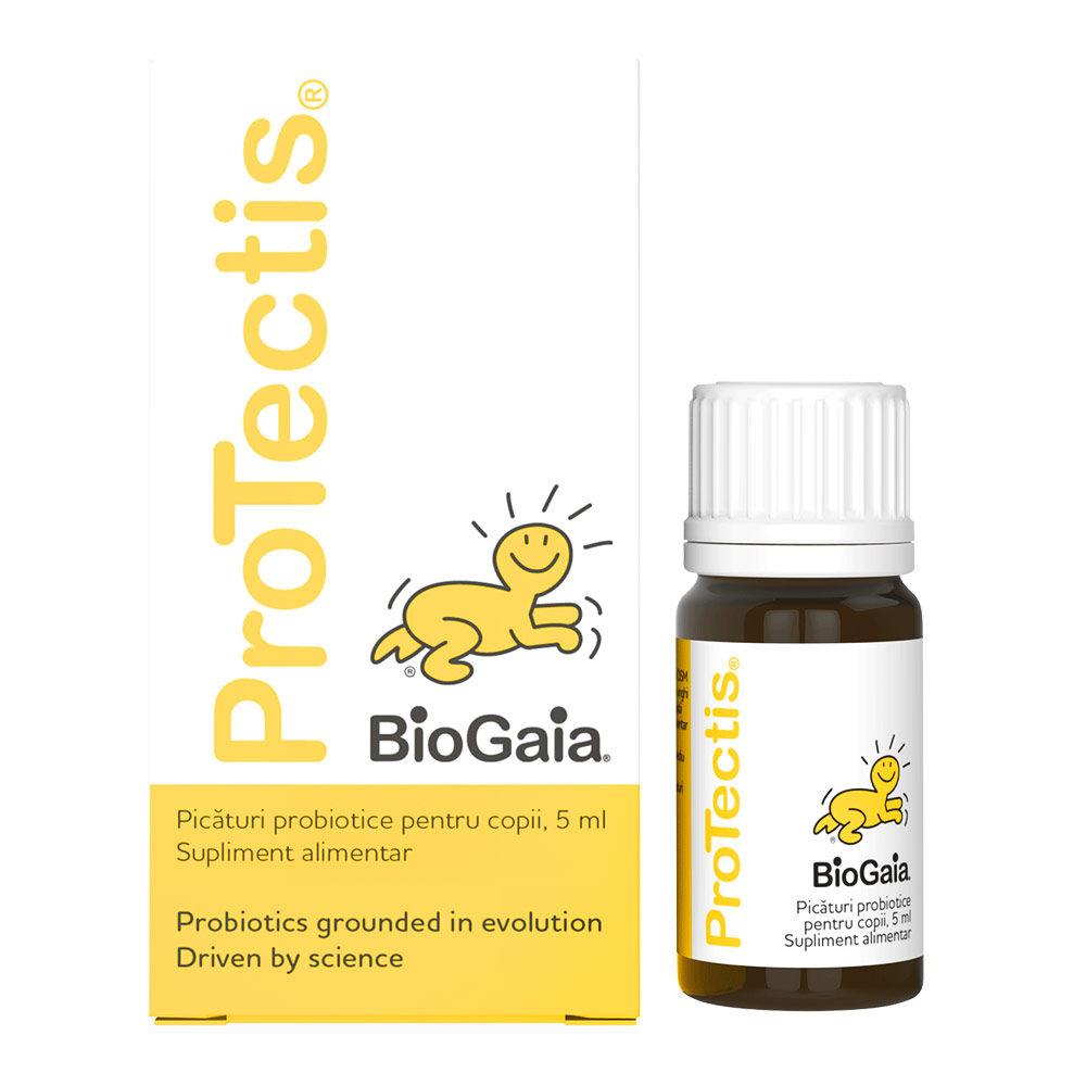 Picaturi probiotice pentru copii Protectis, 5ml, BioGaia - Pret ...