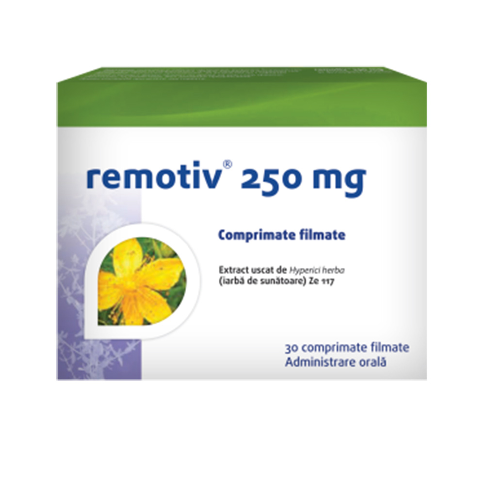 Remotiv 250mg, 30 comprimate filmate - Pret Avantajos | Minifarm