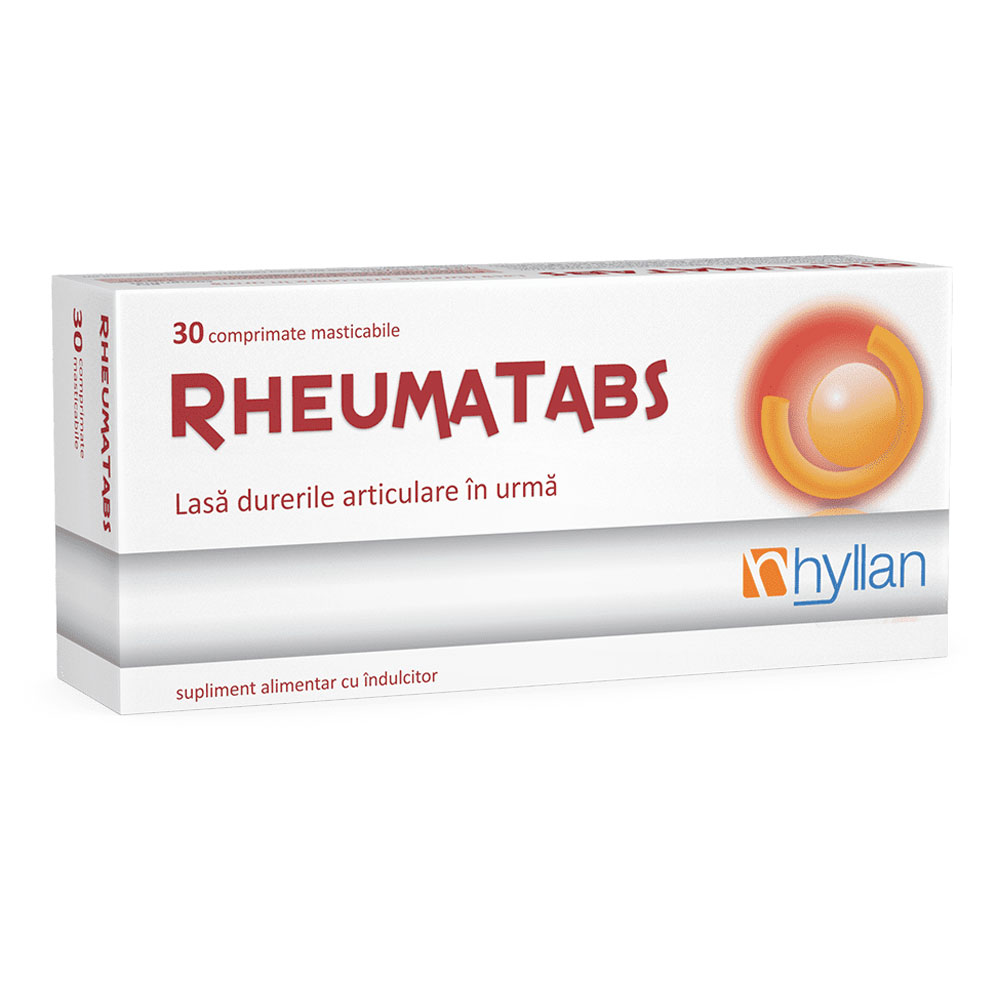 Rheumatabs, 30 comprimate masticabile, Hyllan - Pret Avantajos | Minifarm