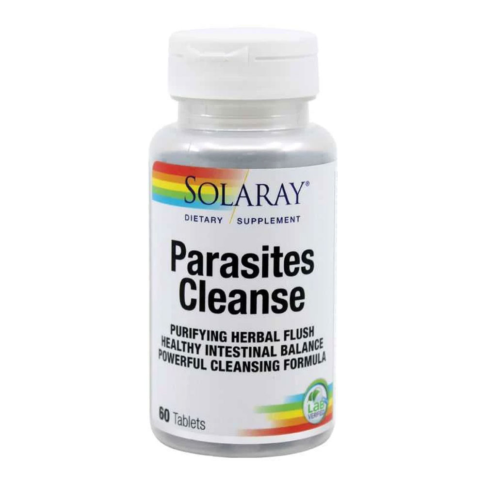 Parasites Cleanse Solaray, 60 tablete, Secom - Pret Avantajos | Minifarm