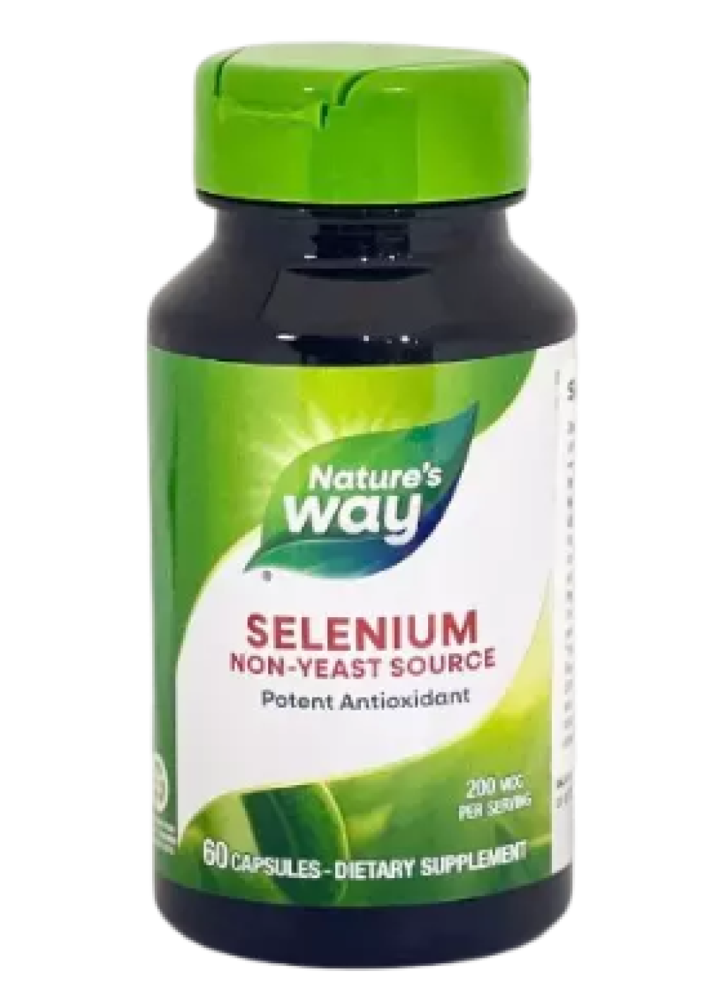 Selenium 200 mcg Nature's Way, 60 capsule, Secom - Pret Avantajos ...