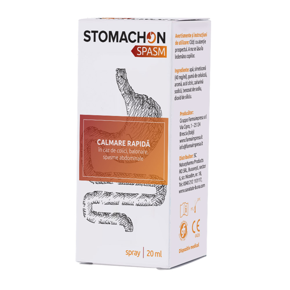 Stomachon Spasm spray, 20 ml, NaturPharma - Pret Avantajos | Minifarm