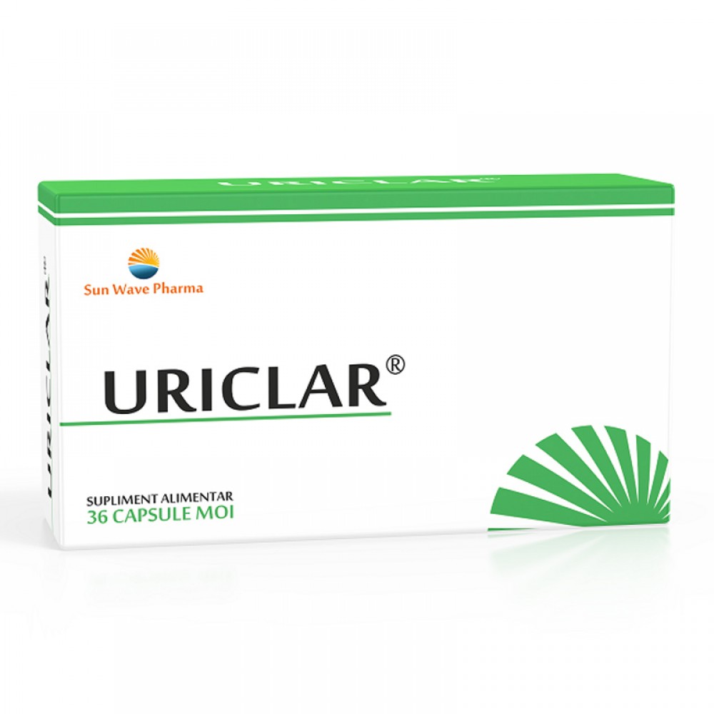 Uriclar, 36 capsule, Sun Wave Pharma - Pret Avantajos | Minifarm