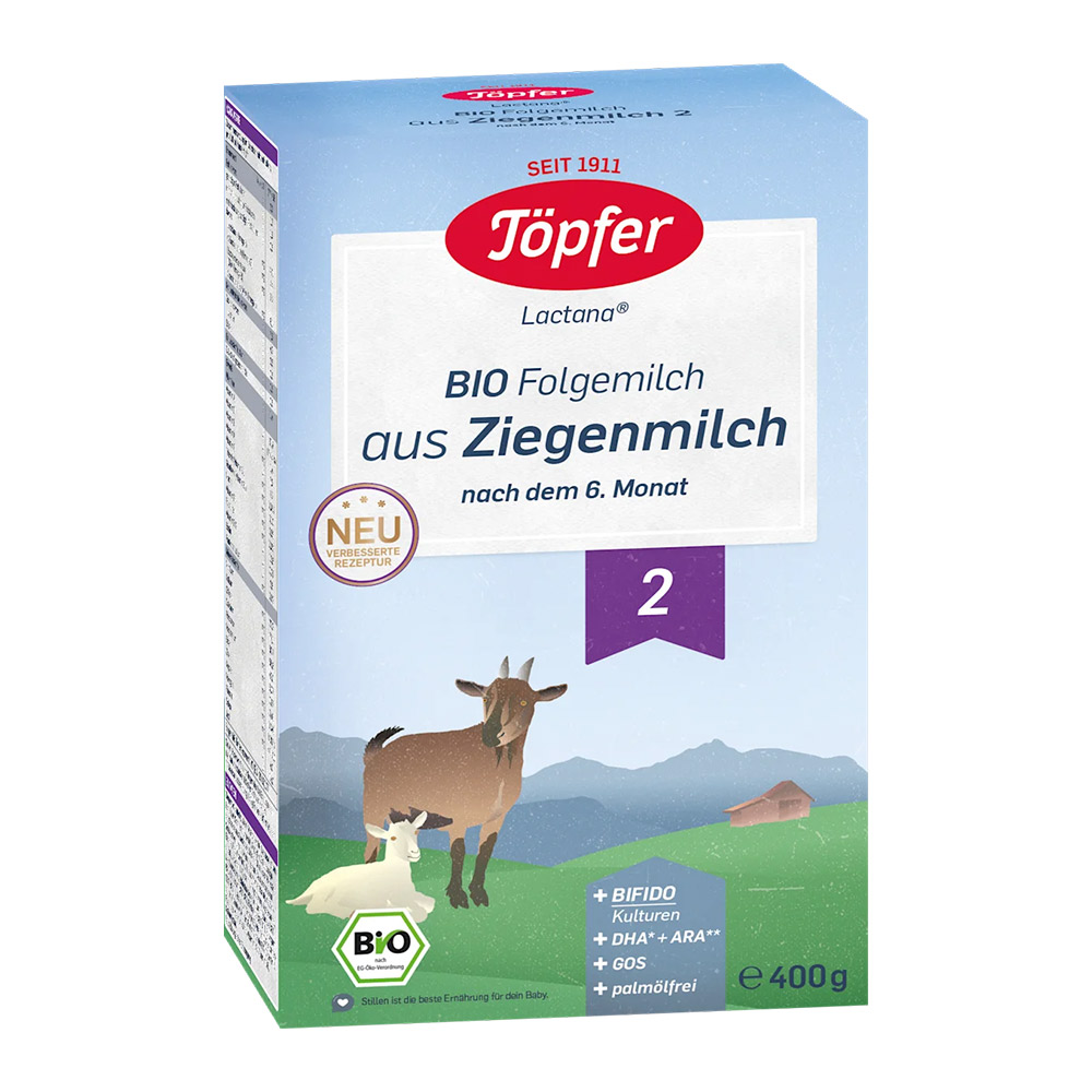Lapte Capra Bio 2 New, 400g, Topfer - Pret Avantajos | Minifarm