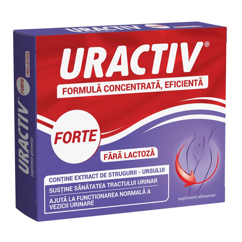 Uractiv Forte fara Lactoza, 10 capsule, Terapia - Pret Avantajos | Minifarm